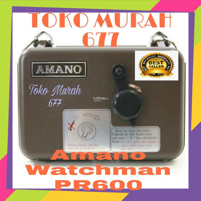 Jual Mesin Patrol Amano PR600/Amano Watchman PR600 ( Baru dan Original ...