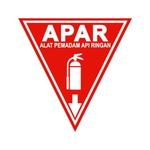 Jual Rambu Sign APAR - Segitiga 25 x 25cm Acrilik - Kota Depok - Super ...