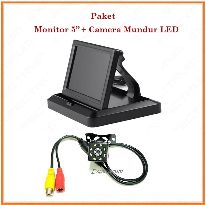 Jual Monitor TV Lipat 5 inch - PAKET Monitor TV 5 inch & Kamera LED ...