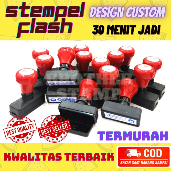 Jual Stempel/free design/CUSTOM/Otomatis tinta - KOTAK, KECIL - Kota ...