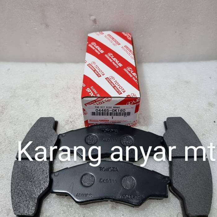 Jual brake pad/kampas rem depan Hilux bensin/Hilux pic up lama 04465 ...
