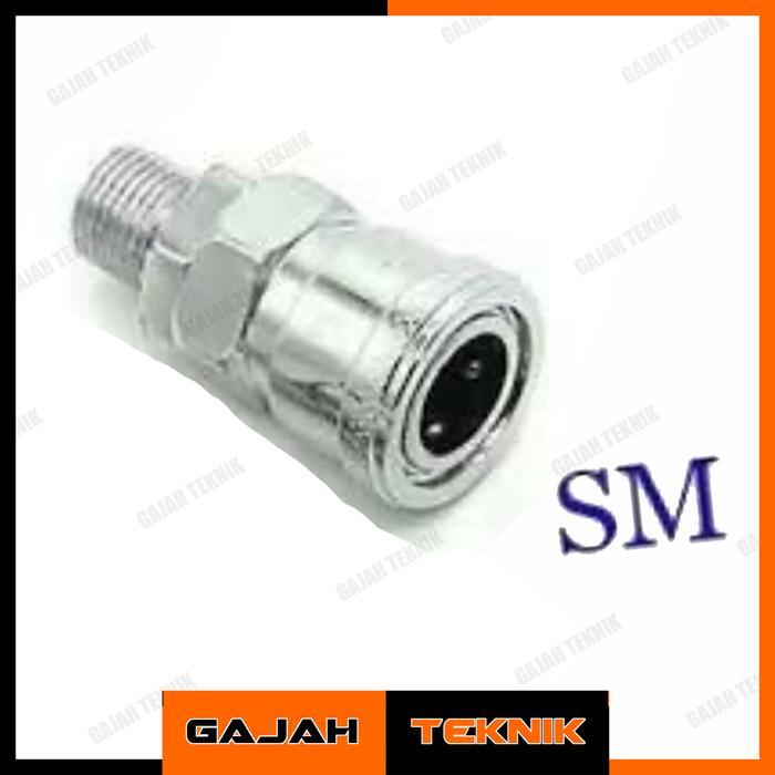 Jual Coupler Female 1/4" Kopler Sambungan Angin Kompresor SM SP SF SH ...