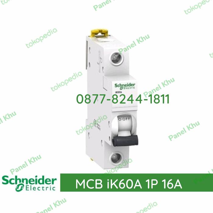 Jual MCB iK60A Schneider 1 Phase 16A - Jakarta Barat - Panel Khu | Tokopedia