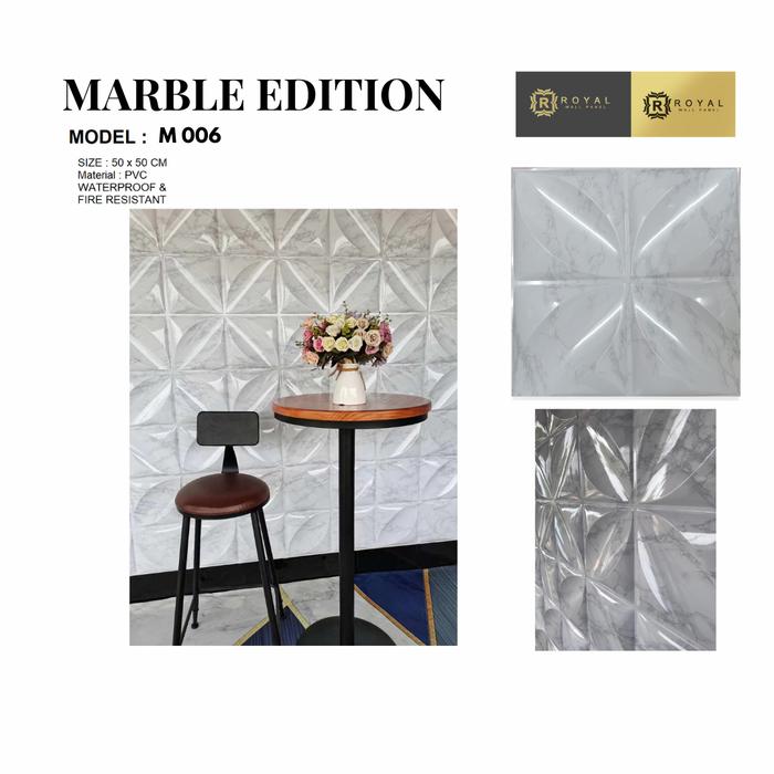 Jual PROMO MARBLE EDITION Wallpanel Panel PVC 3 Dimensi by ...