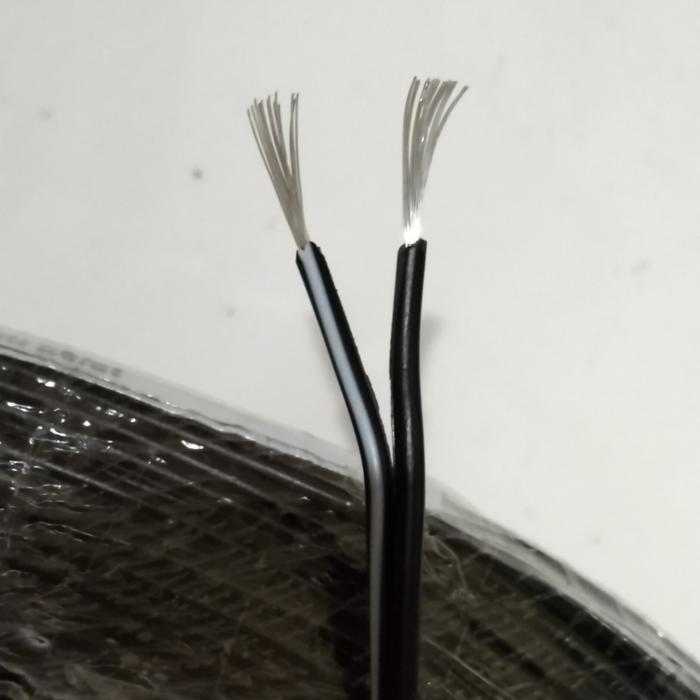 Jual Kabel 2x17 AWG 22 warna hitam putih serabut putih harga per meter ...