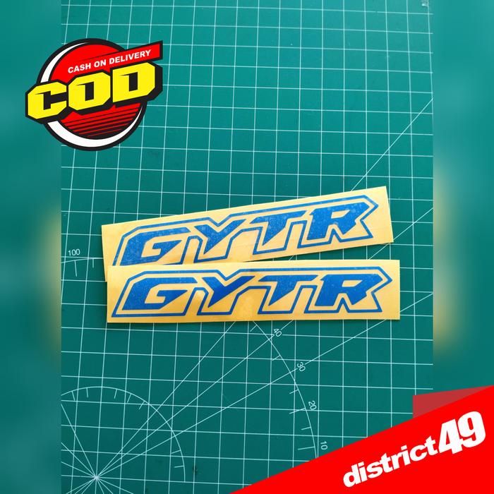 Jual Sticker Cutting GYTR Stiker GYTR Stiker Racing Stiker motor mobil ...