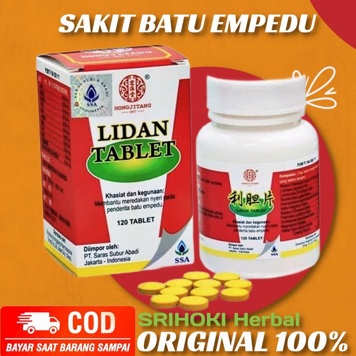 Jual Obat Herbal Cina Batu Empedu Original LIDAN TABLET / LIDAN PIAN ...