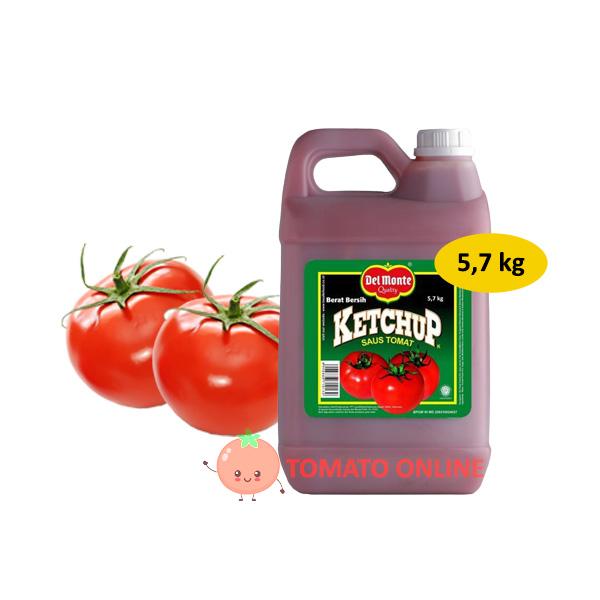 Promo Saus Tomat Del Monte Jerigen Dirigen Galon 5.5 5,5 kg / 5.5kg / 5 ...