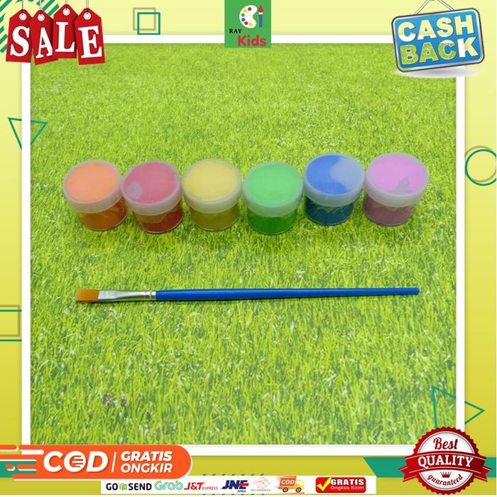 Jual Paket Mewarnai 6 Cat Air Botol 10 ml dan Kuas - Kota Tangerang ...
