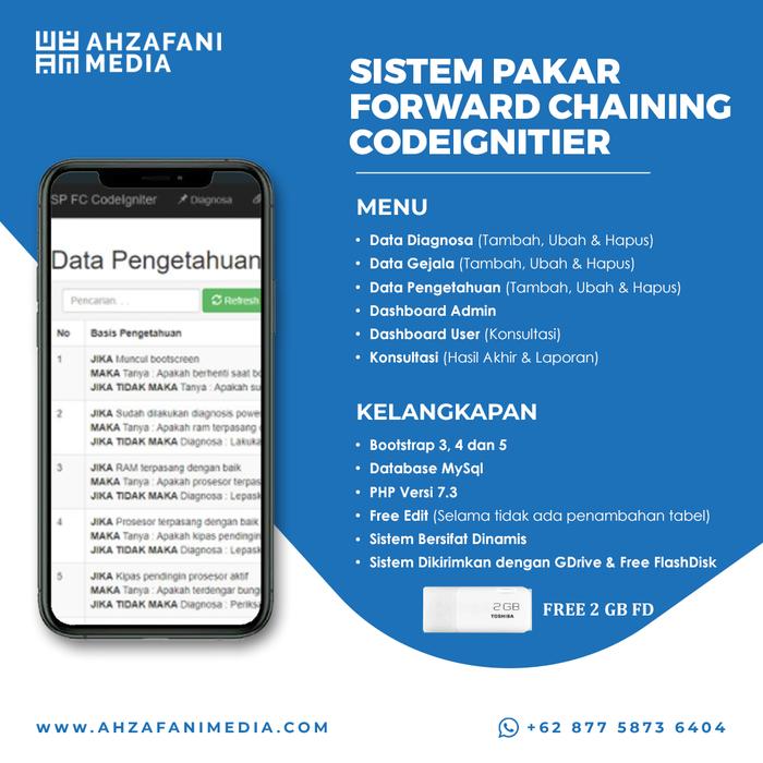 Jual Source Code Sistem Pakar Metode Forward Chaining dengan Codeignitier - Kota Denpasar ...