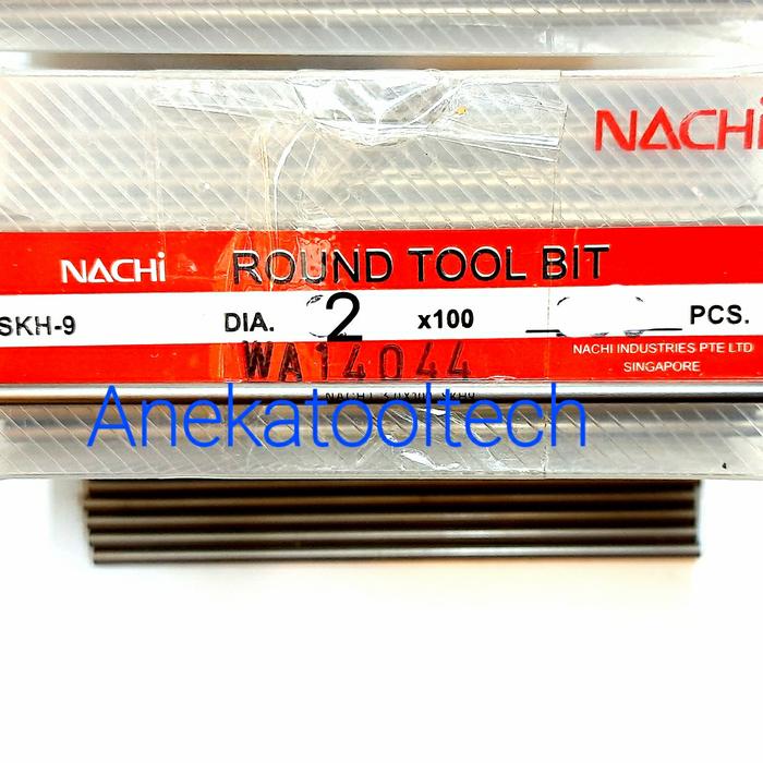 Jual AS BULAT/round bit 2mm NACHI SKH-9/ROUND BITS ( 2X100mm) Original/asli - Kota Tangerang ...
