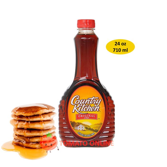 Jual Country Kitchen Log Cabin Maple Mapple Syrup Sirup 24 oz / 710 ml ...