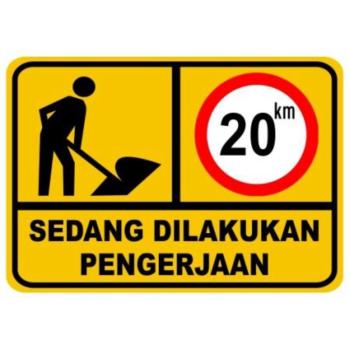 Jual Rambu Sedang Ada Pekerjaan Jalan - Kota Depok - Super Metro ...