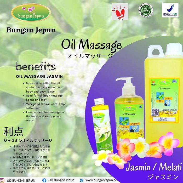 Jual Massage Oil Minyak Pijat Jasmin 1 lt - Kab. Badung - Ud. Bungan Jepun | Tokopedia