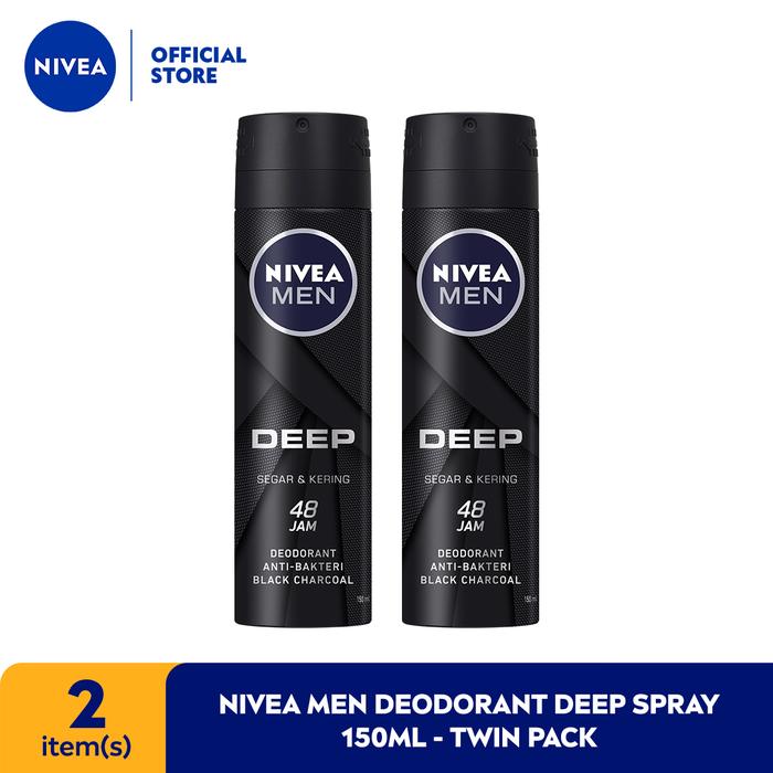 Harga Nivea Men Deo Spray Deep 150 ml hari ini Senin, 23 Okt 2023 06.07 WIB