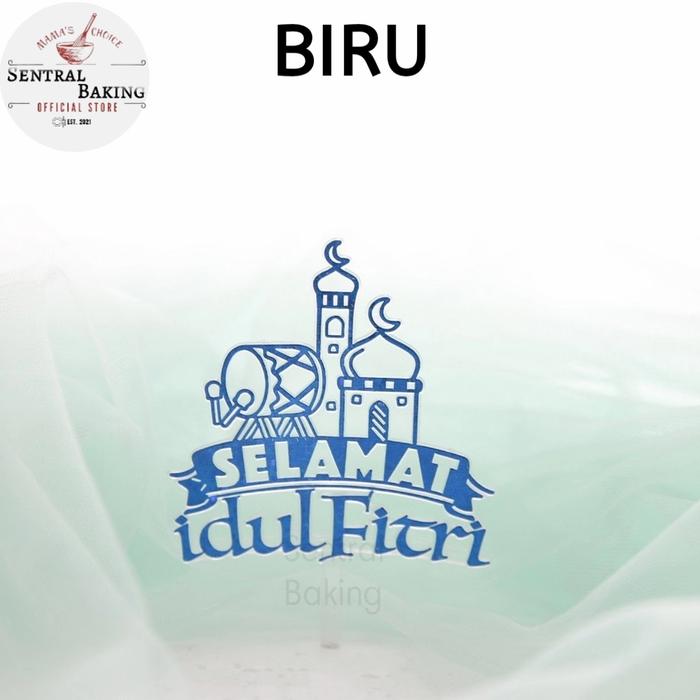 Jual Topper Cake Mini Selamat Idul Fitri (TB23) / Toppers Lebaran Idul ...