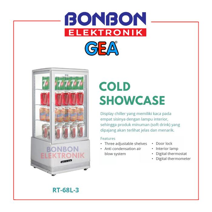 Promo GEA Cold Showcase Display Minuman RT-68L-3 Soft Drink Chiller Cicil 0% 3x - Jakarta Utara ...