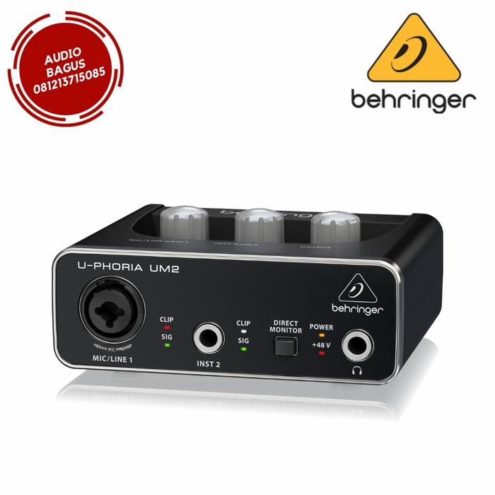 Jual BEHRINGER SOUNDCARD U-PHORIA UM2 ( UM 2 ) with preamp - Jakarta ...