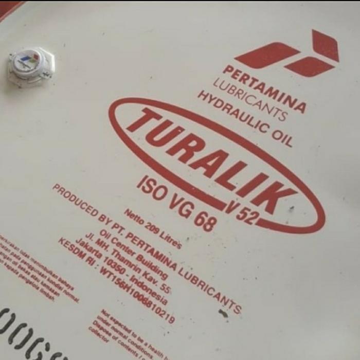 Jual OLI HYDRAULIC/HIDROLIK TURALIK V52 DRUM 209 LITER PERTAMINA - Kota ...