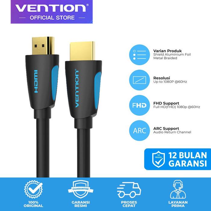 Jual Vention (M02 15M) Kabel HDMI V2.0b Ultra HD 4K - Jakarta Barat ...