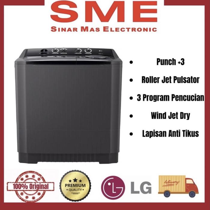 Jual Mesin Cuci 2 Tabung 14 Kg LG (T1) - Hitam - Kab. Cirebon - Sinar ...