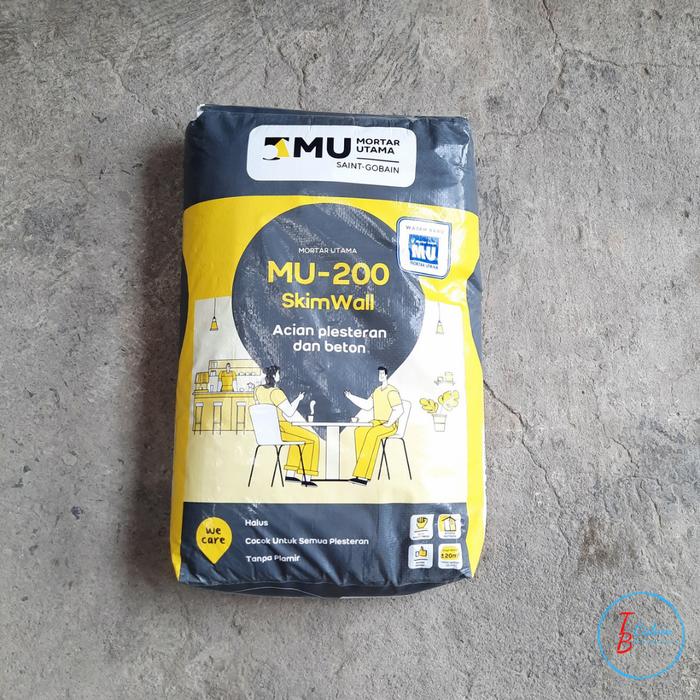 Promo MU 200 Semen Acian 40 kg / Skim Coat Plester dan Beton MU 200 ...