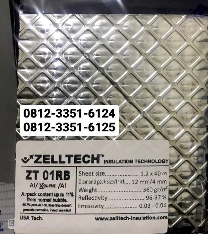 Jual ZELLTECH ZT-01RB Insulation / 4mm / alumunium foil - Kab. Sidoarjo ...