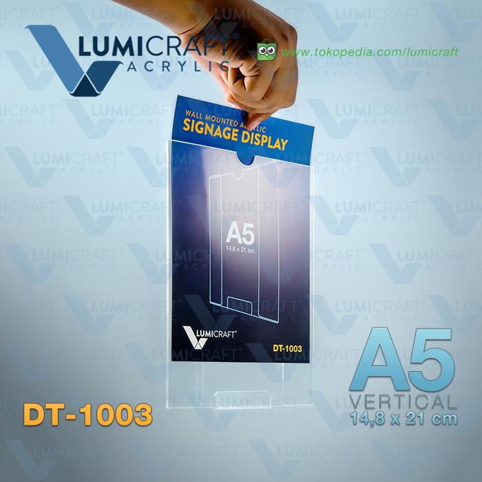 Jual Display Tembok Akrilik / Wall Acrylic Display Sliding (A5) | DT ...