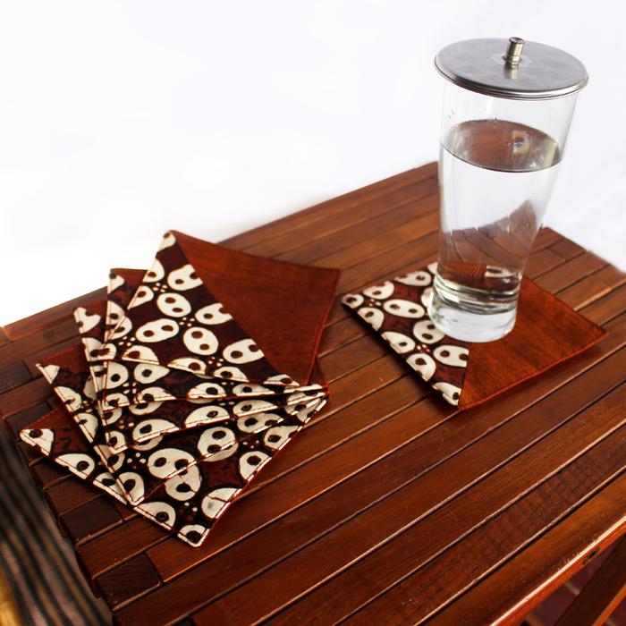Jual tatakan gelas coaster kain batik - Jakarta Timur - souvenirgo ...