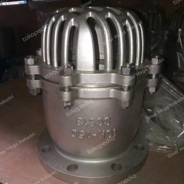 Jual Foot valve stainless 6 inch JIS 10K / Foot valve SS DN 150 Model ...