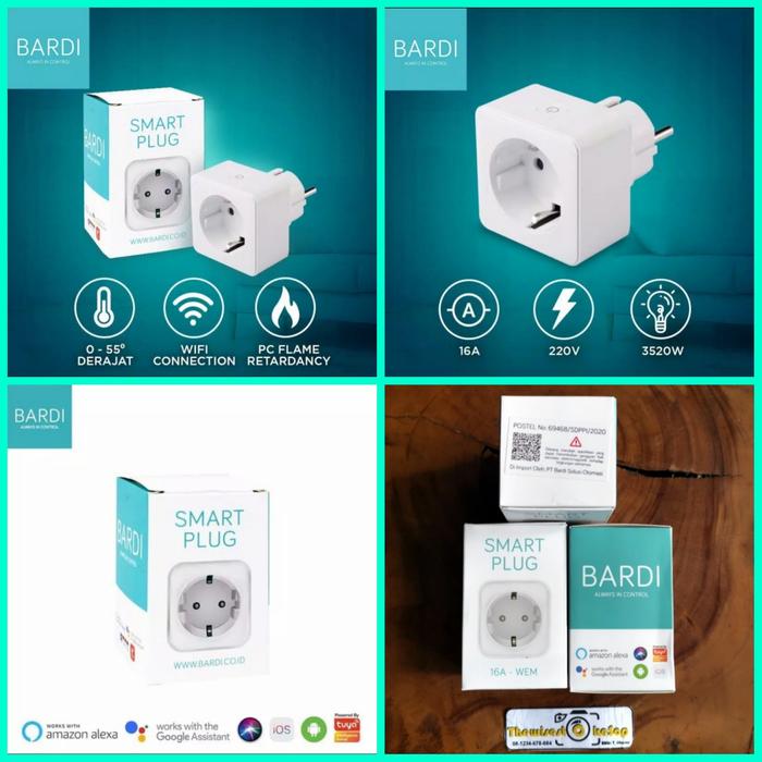 Jual BARDI Smart PLUG WiFi Wireless Colokan IoT Smart Home Original ...