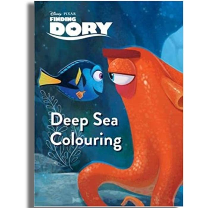 Jual Finding Dory: Deep Sea Colouring - Disney Colouring Book Finding ...