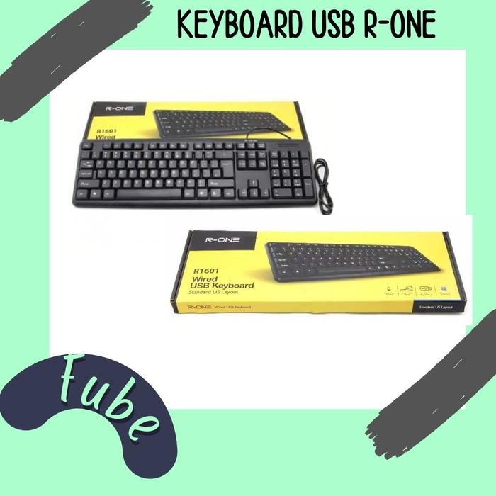 Promo KEYBOARD USB R-ONE R1601 - Kota Surabaya - fube11 shop | Tokopedia