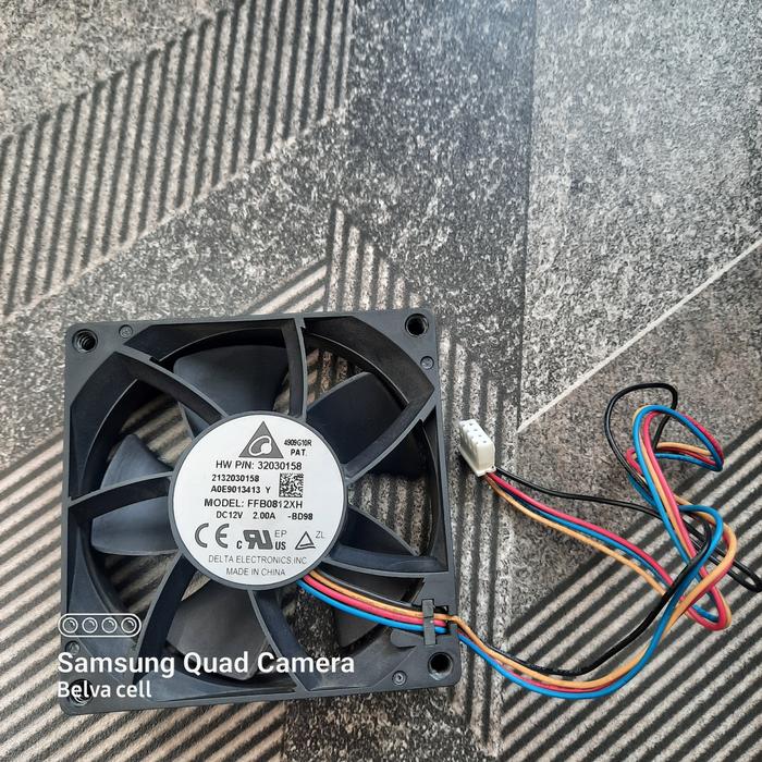 Jual Kipas fan 8x8 dc 12v 2A ball beearing 24/7 non stop angin topan ...