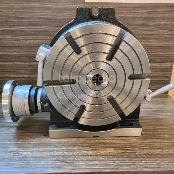 Jual ROTARY TABLE 10 INCHI HV -10 ROTARY 10IN MEJA PUTAR MILLING ROTARY ...