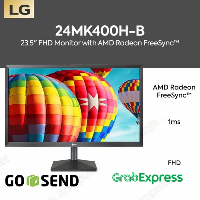 Jual LG 24MK400H-B 23.5" FHD Monitor AMD Radeon FreeSync™ 1ms 75Hz HDMI ...