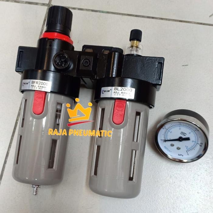 Jual FILTER REGULATOR ANGIN UKURAN 1/2 INCH AIRTAC TIPE BFC-4000 ...