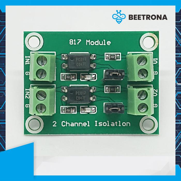Jual Optocoupler 2 Channel Optical Isolation PC817 Isolator Modul - Kab ...
