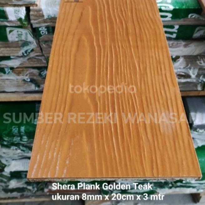 Jual Shera Plank teak golden sand 20 cm / Listplang Shera / List plang ...