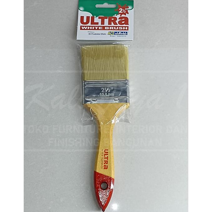 Jual ACE Oldfields Kuas Cat Ultra White Brush Ready 1" sampai 4" Bulu ...