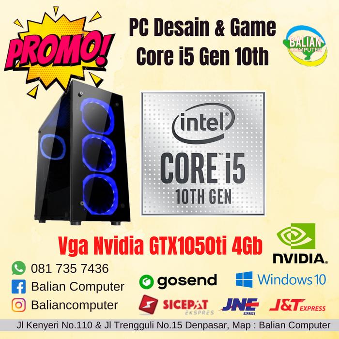 Jual Komputer | PC Gaming Core i5 vga gtx1650 4gb ddr6 ram 16gb siap ...