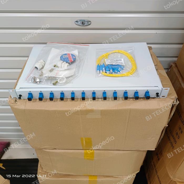 Jual odf 12 core SC fullset / Otb 12 core SC lengkap pigtail - Jakarta ...