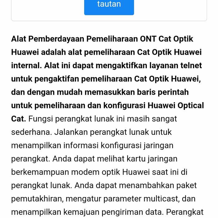 Jual Huawei ONT Tool v2 Support fw v3, v5 - Kota Bekasi - Duo Ahmad ...