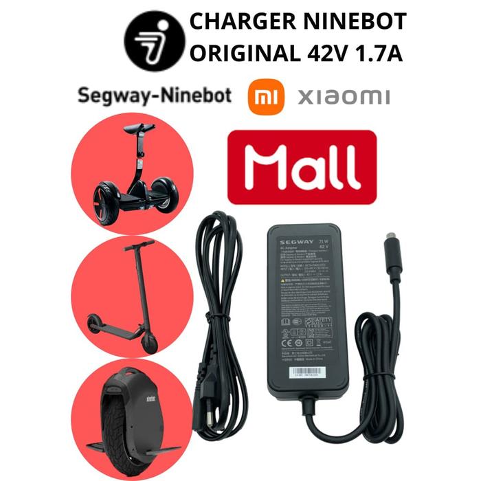 Jual Xiaomi Segway Ninebot Charger 42v 1,7a Original Skuter Listrik Di ...