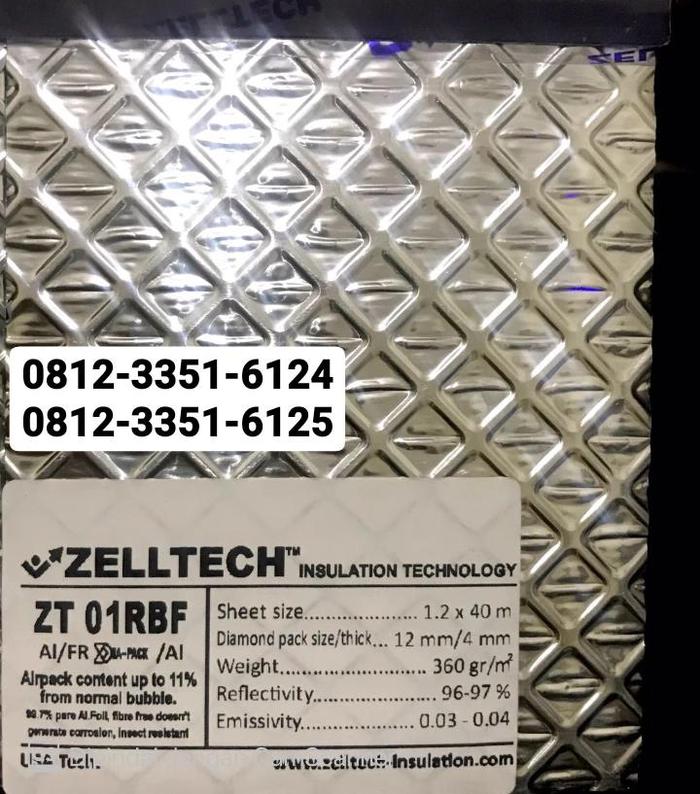 Jual ZELLTECH ZT-01RBF Insulation / 4mm / alumunium foil - Kab. Sidoarjo - CV. SINAR PANCA UTAMA ...