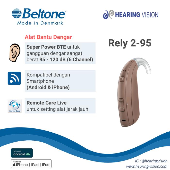 Jual Alat Bantu Mendengar Beltone - Rely 2 95 Super Power (Hearing Aid ...