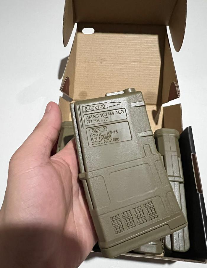 Jual mag ares amoeba m4/m16 midcap short magazine 100rds tan aeg - Kab ...