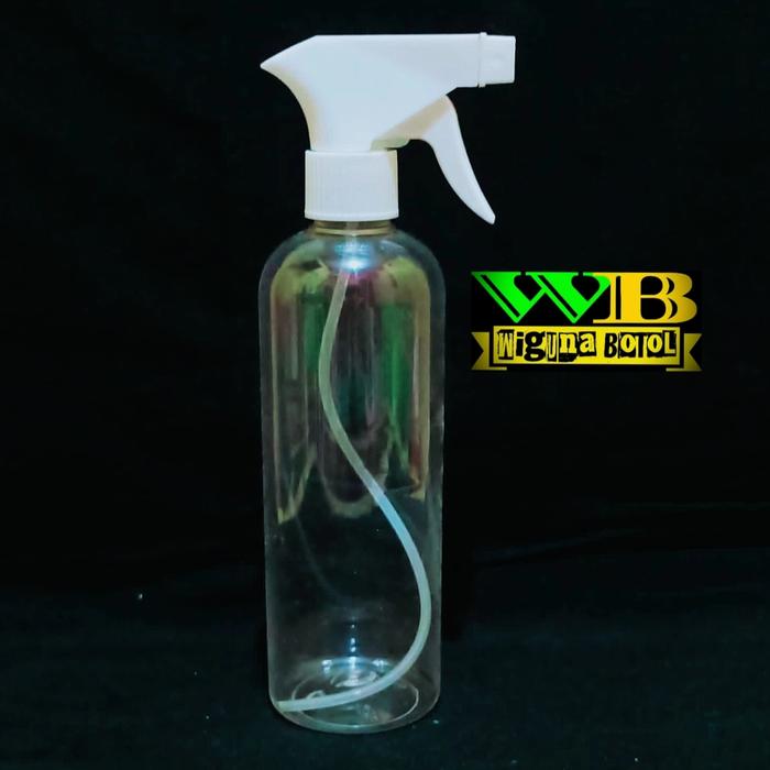 Jual Botol Spray 500 ML Clear / Botol Kispray 500ml model Tinggi ...