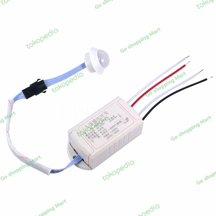 Jual (COD) GSM 220 V IR Modul Inframerah Sensor Gerak Tubuh Saklar ...