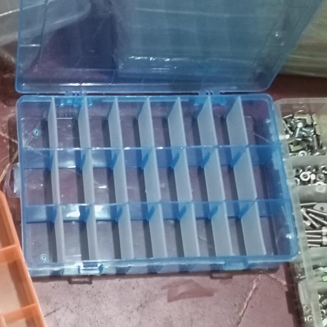 Jual toolbox komponen baut 24 sekat kotak - Putih - Jakarta Barat ...